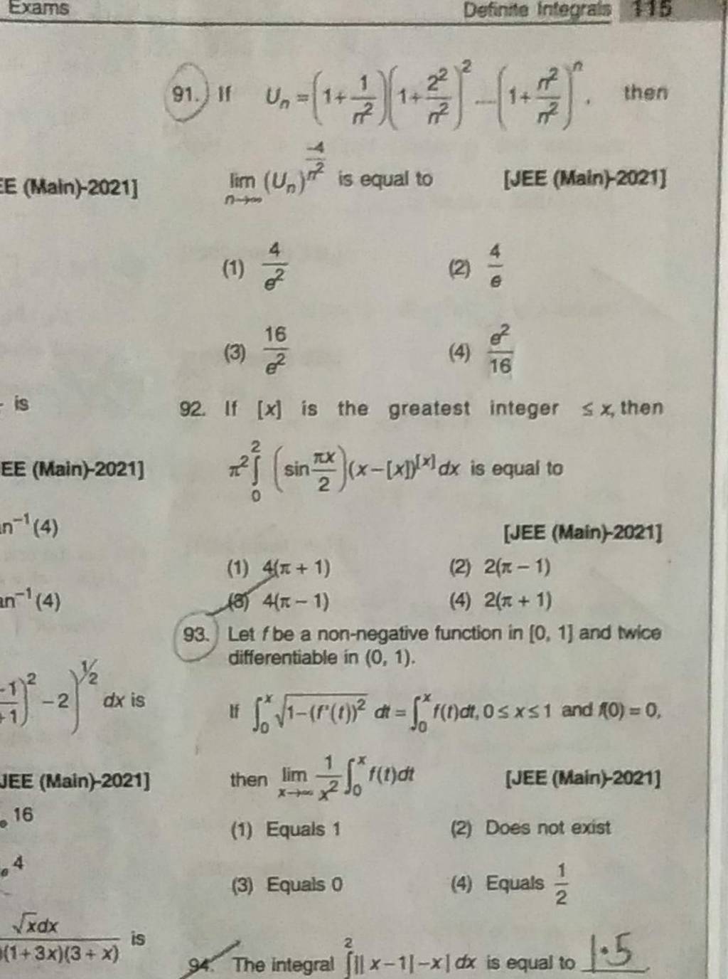 Let f be a non-negative function in [0,1] and twice differentiable in (0,..