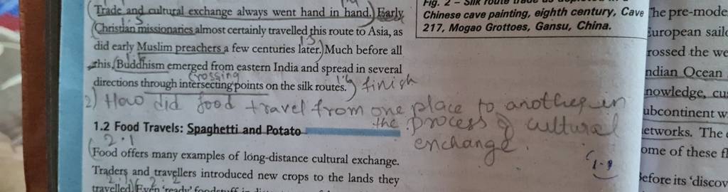 Trade and cultural exchange always went hand in hand. Early, Christian mi..