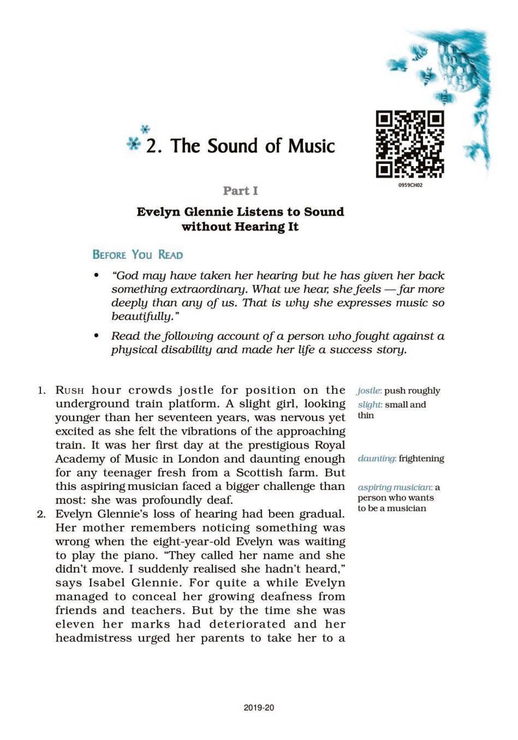 ∗∗2. The Sound of Music Part I 0959CHO Evelyn Glennie Listens to Sound wi..