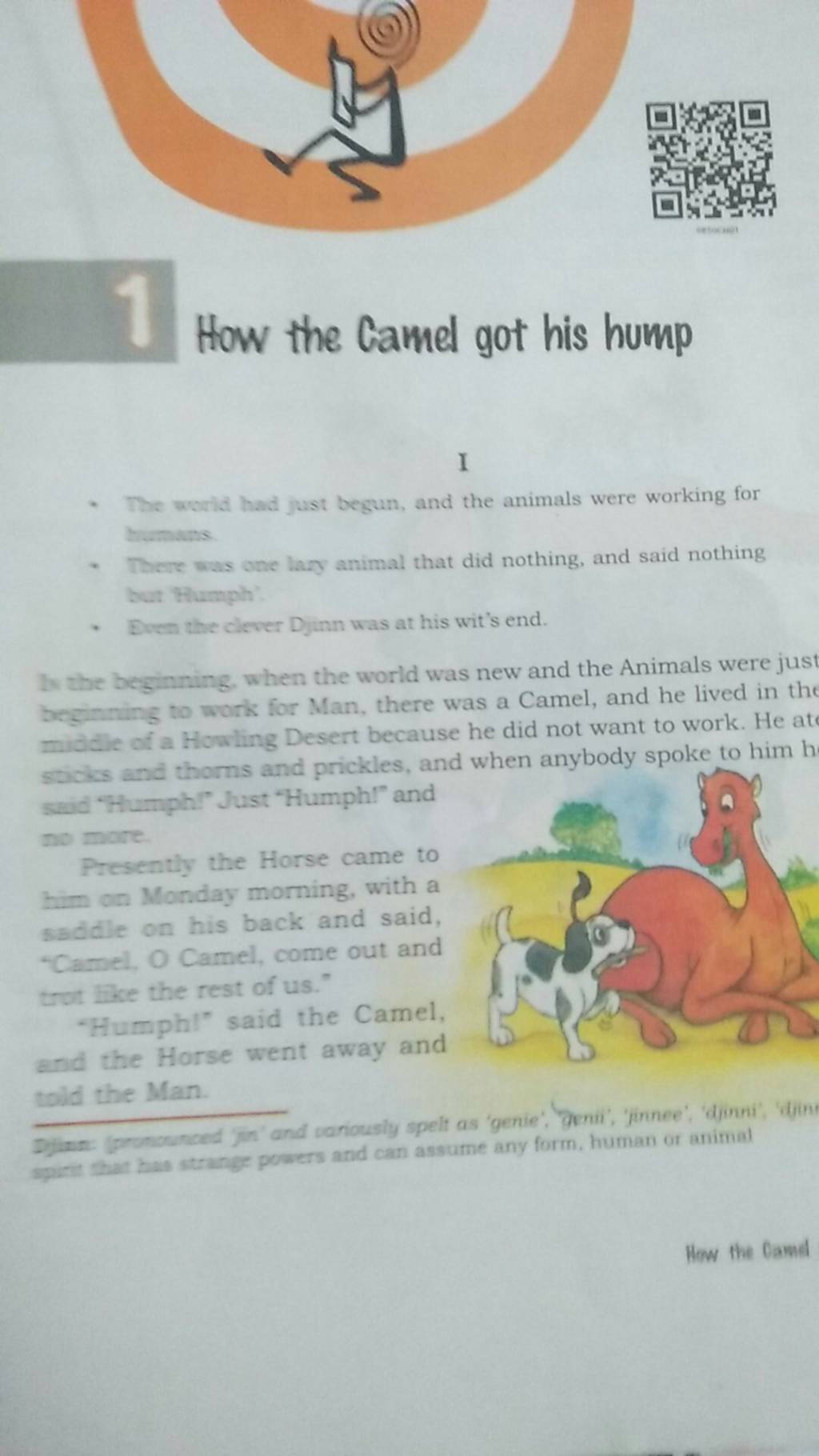 How the Camel got his hump - The worlid had just begun, and the animals w..