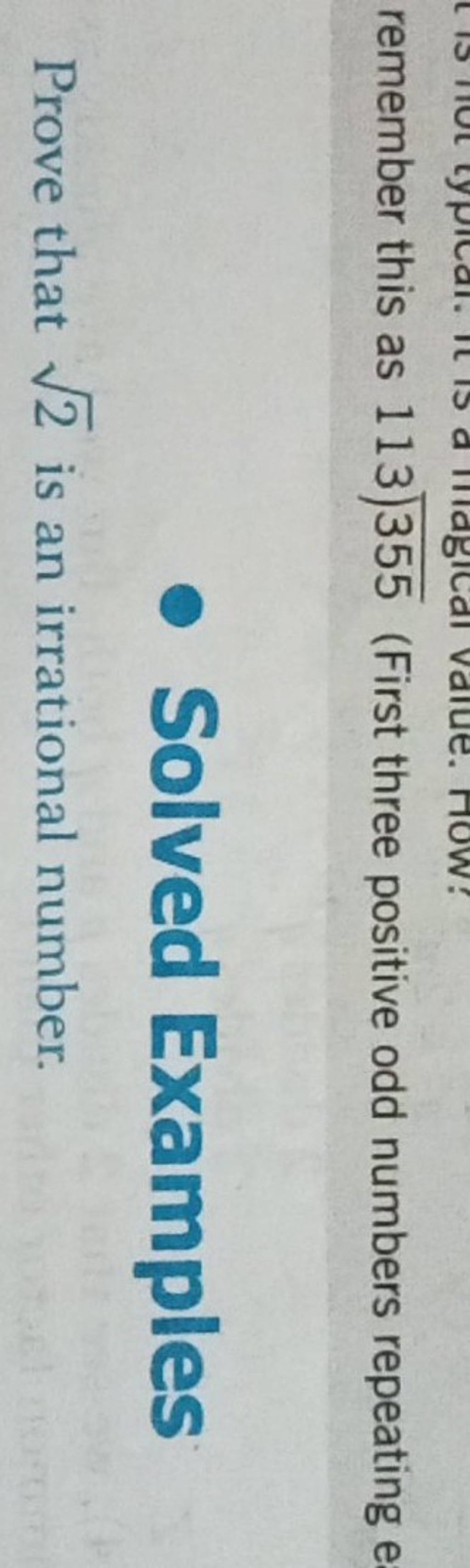 remember this as 1 1 3 \longdiv { 3 5 5 } (First three positive odd numbe..