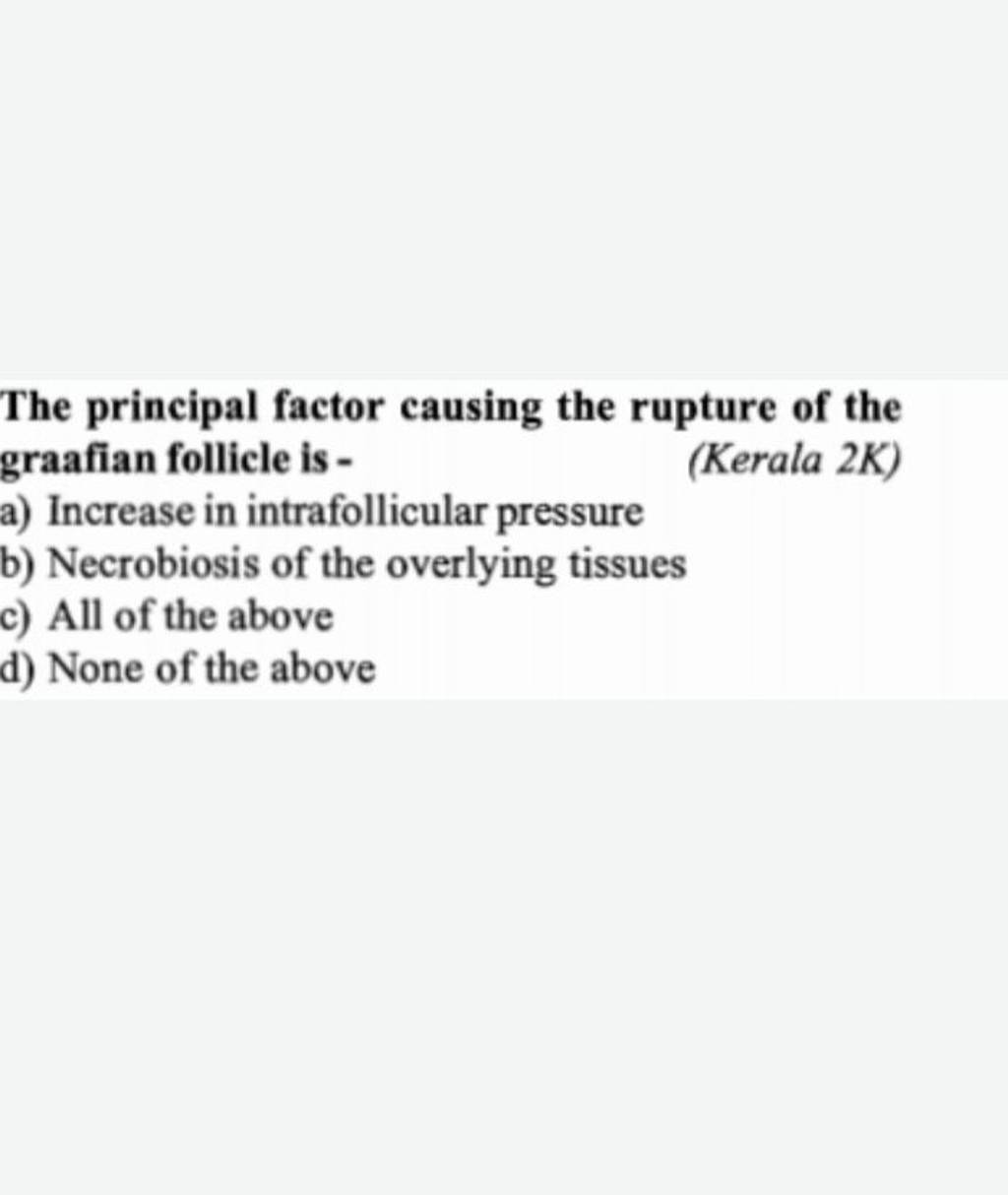 The principal factor causing the rupture of the graafian follicle is - (K..