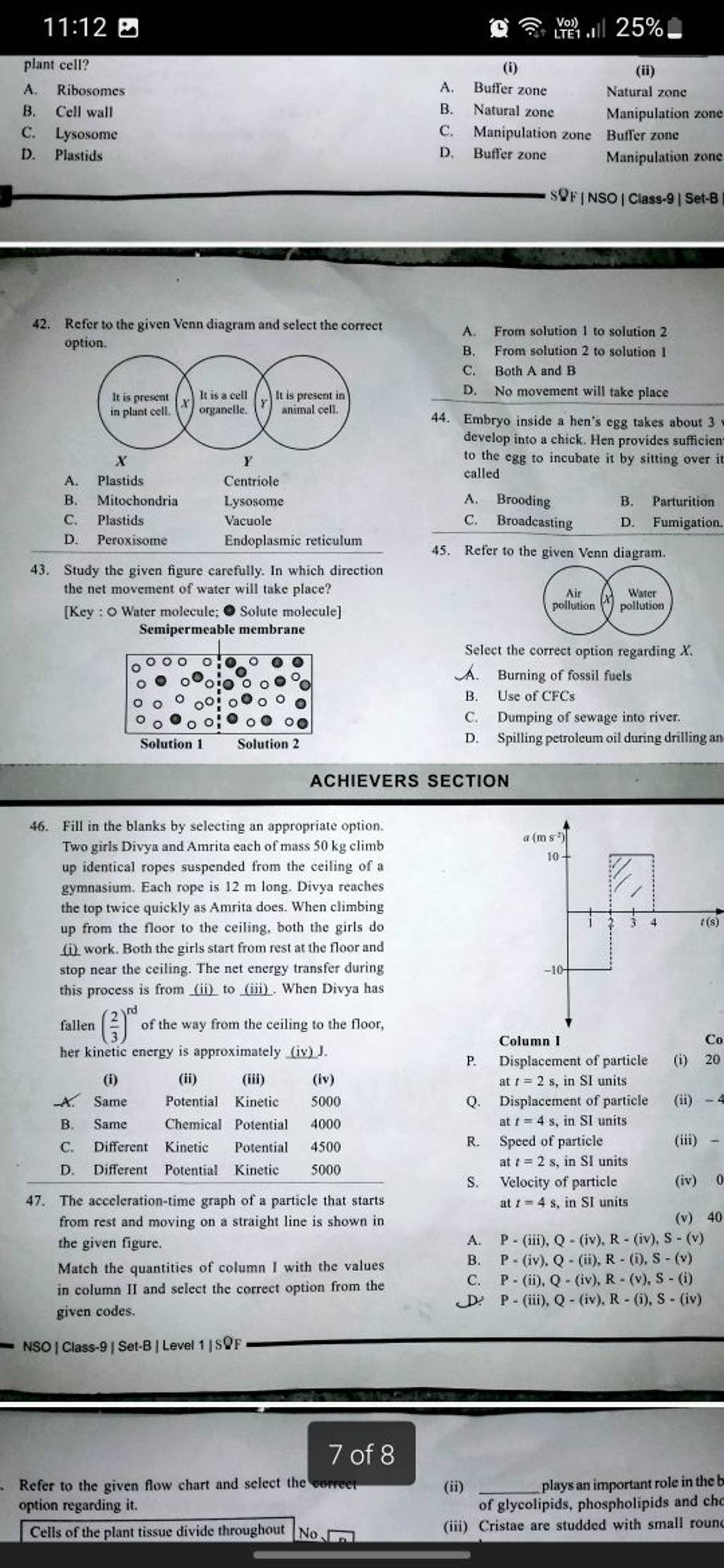 42. Refer to the given Venn diagram and select the correct option. 7 of 8.. 42. Refer to the given Venn diagram and select the correct option. 7 of 8..