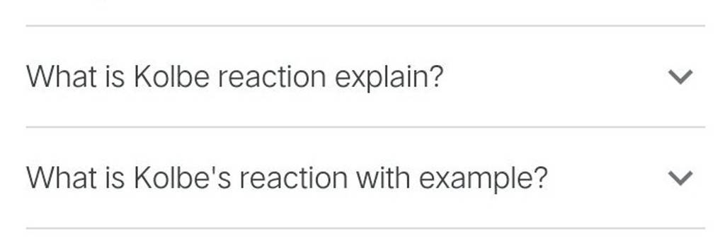 What is Kolbe reaction explain? What is Kolbe's reaction with example?
