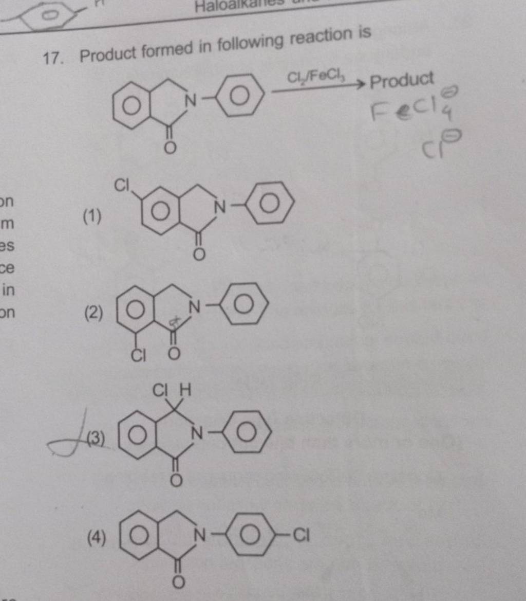 Product formed in following reaction is Product | Filo