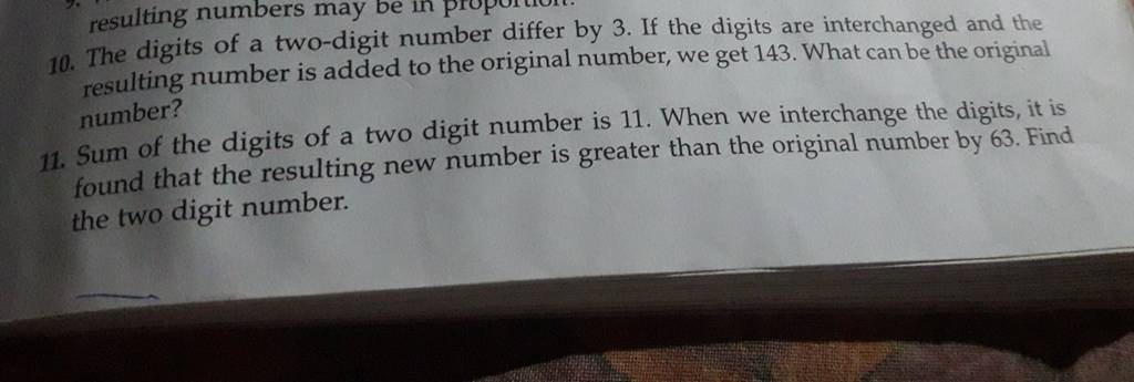10 The Digits Of A Two Digit Number Differ By 3 If The Digits Are Inte