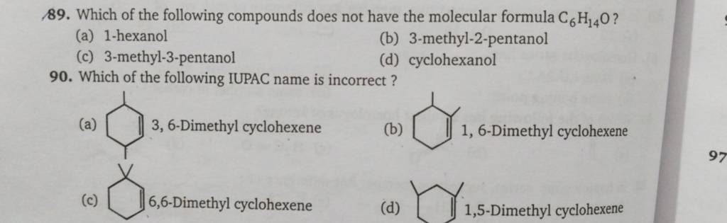 Which Of The Following Iupac Name Is Incorrect Filo