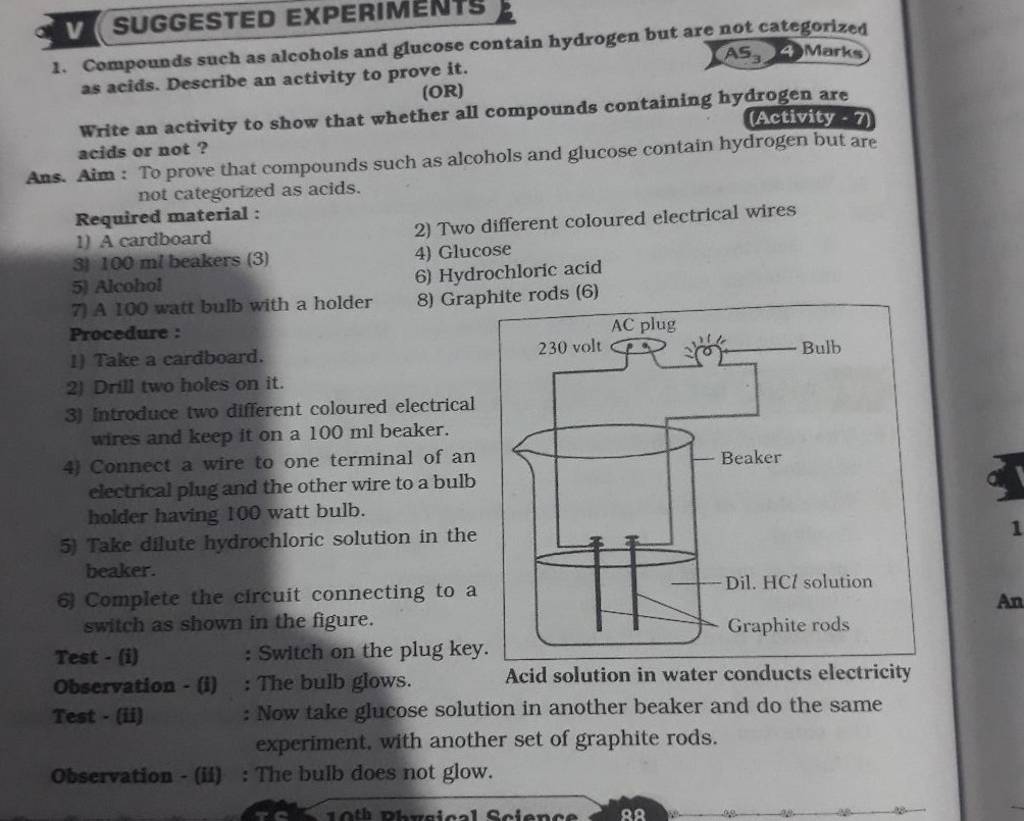 Compounds such as alcohols and glucose contain hydrogen but are not categ..