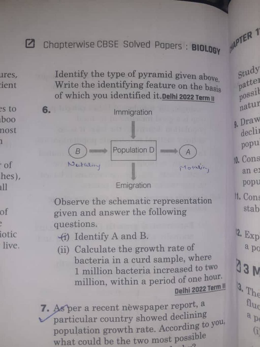 Observe the schematic representation given and answer the following quest..