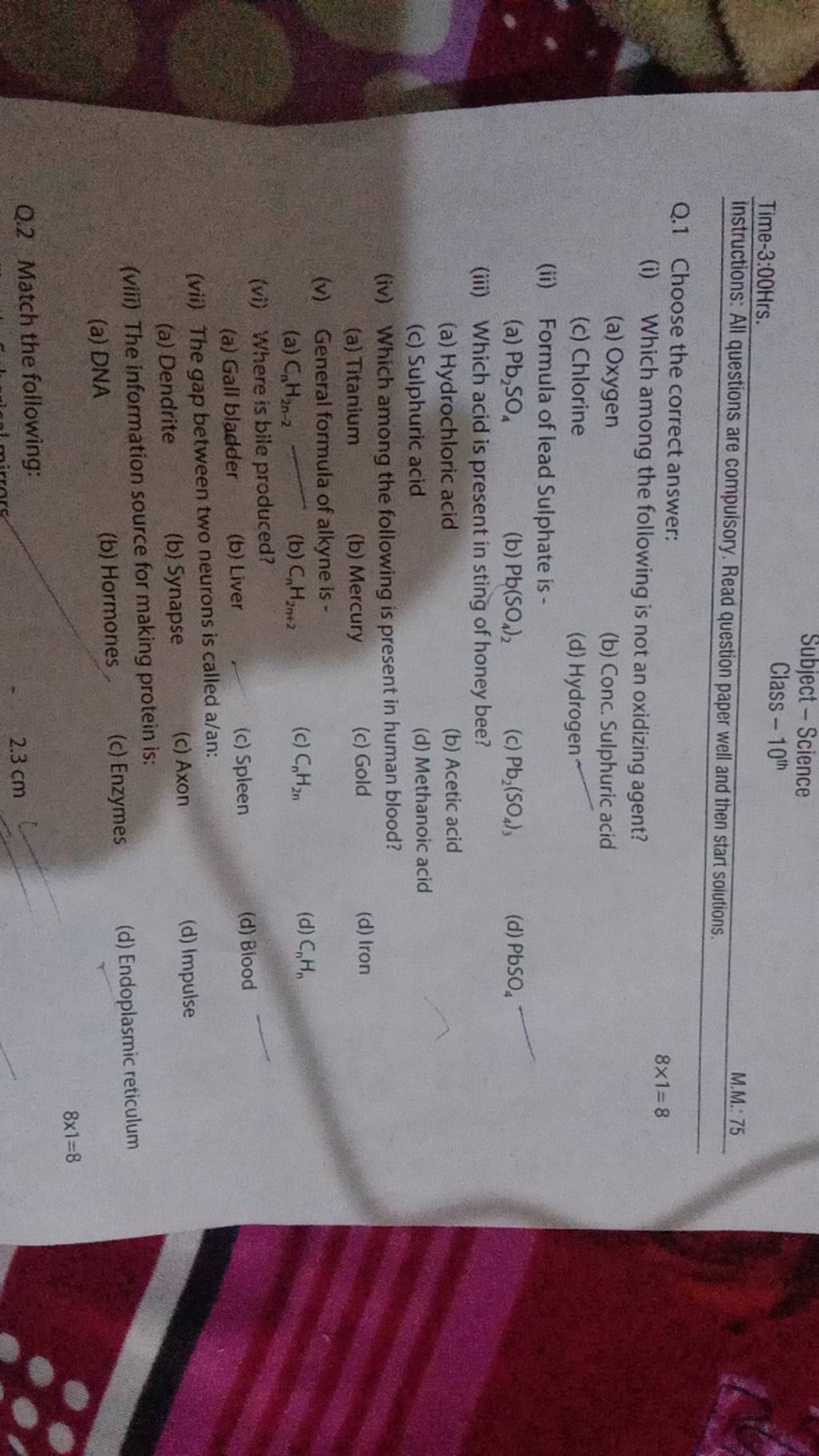 General formula of alkyne is - | Filo