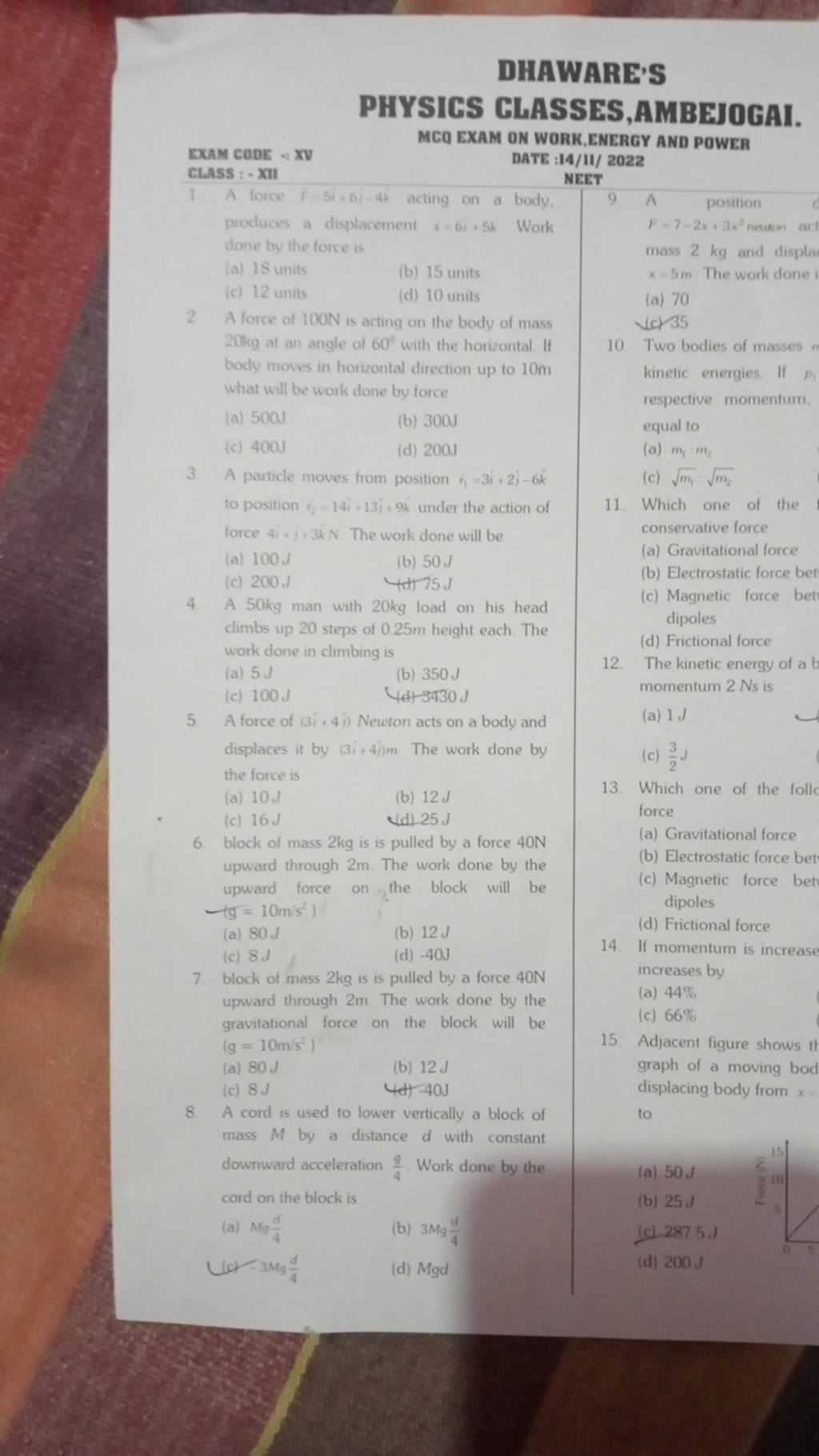 A 50 kg man with 20 kg load on his head | Filo