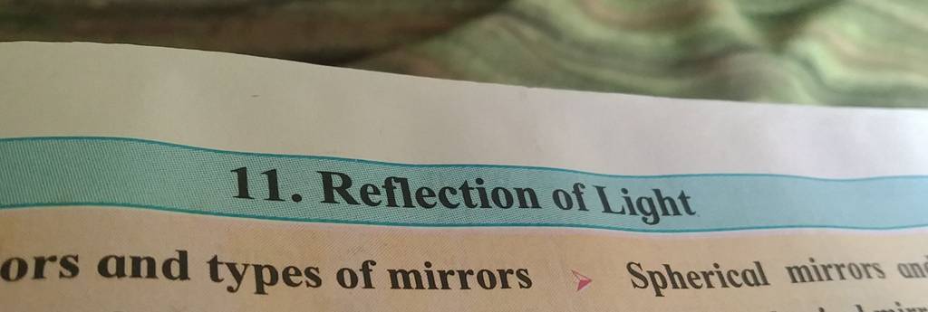 11. Reflection of Light and types of mirrors > Spherical mirrors on