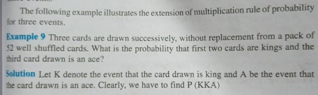 The Following Example Illustrates The Extension Of Multiplication Rule Of the-following-example-illustrates-the-extension-of-multiplication-rule-of