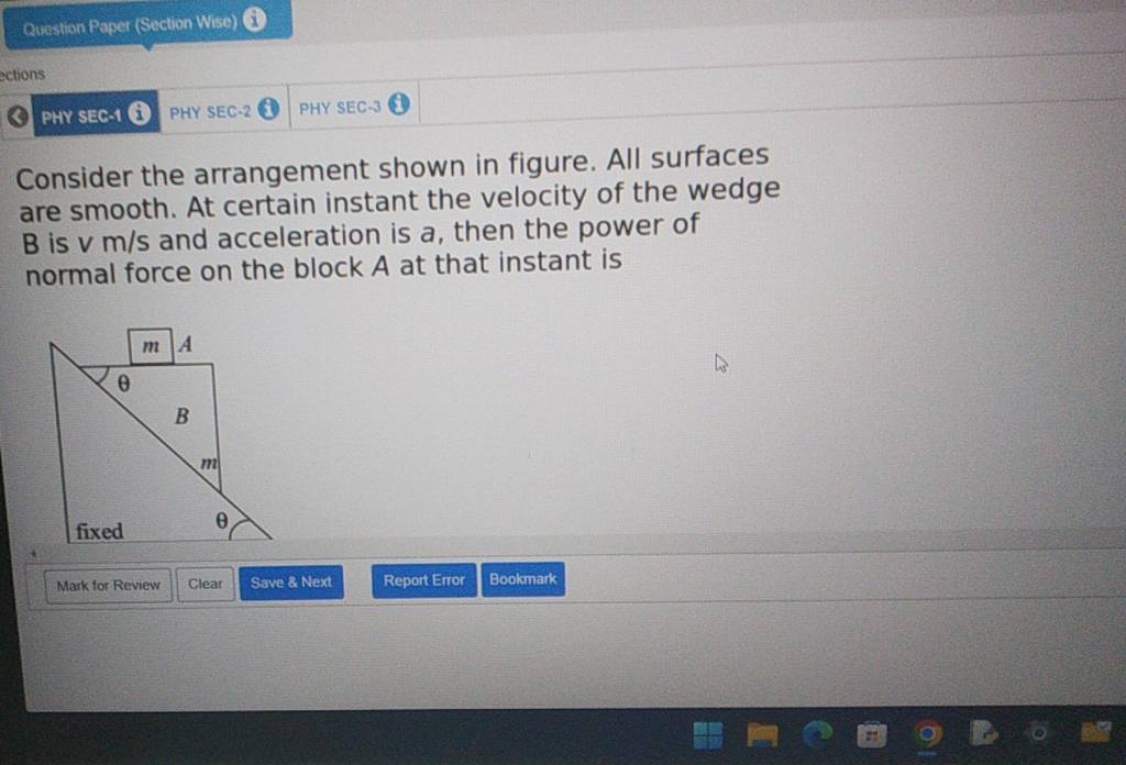 Question Paper (Section Wise) Gi PHY SEC-1 (i) PHY SEC-2 (i) PHY SEC-3 (1.. Question Paper (Section Wise) Gi PHY SEC-1 (i) PHY SEC-2 (i) PHY SEC-3 (1..