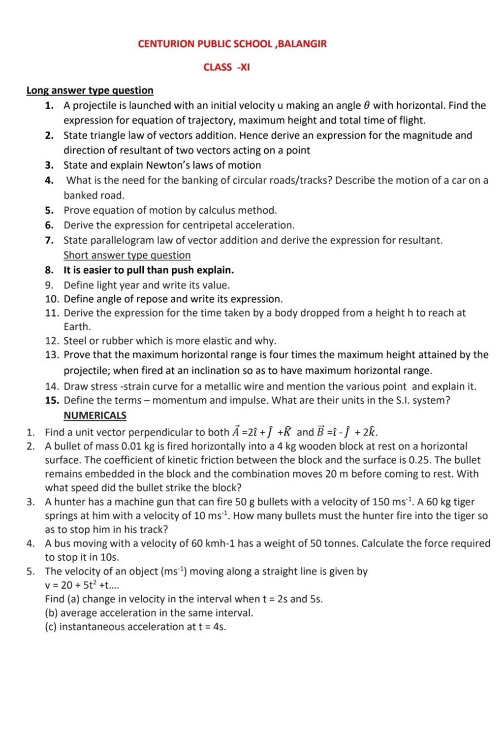 State parallelogram law of vector addition and derive the expression for State parallelogram law of vector addition and derive the expression for