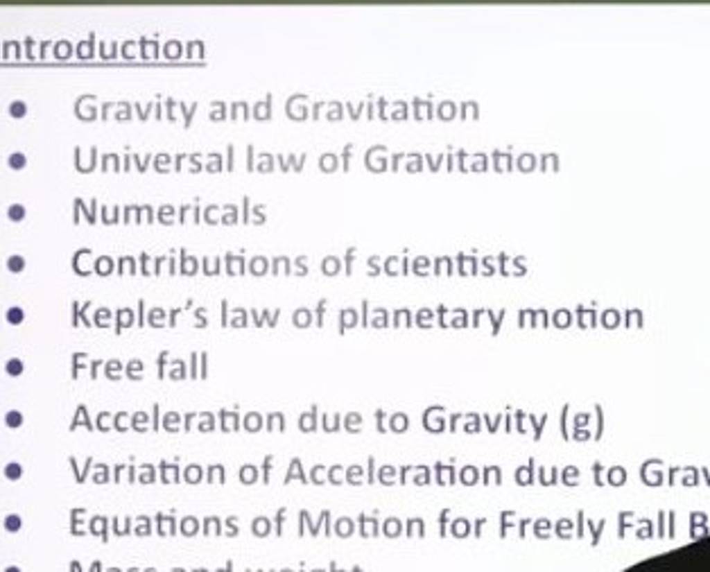 - Gravity and Gravitation - Universal law of Gravitation - Numericals - C..