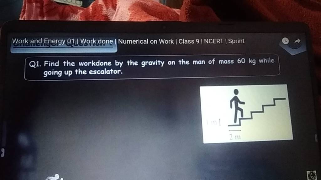 Work and Energy 01 | Work done | Numerical on Work | Class 9 | NCERT | Sp..