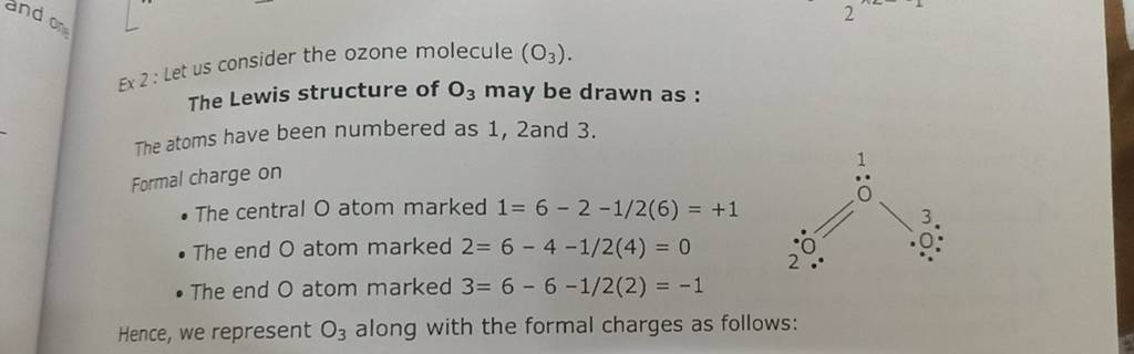 Ozone Molecule Lewis Structure