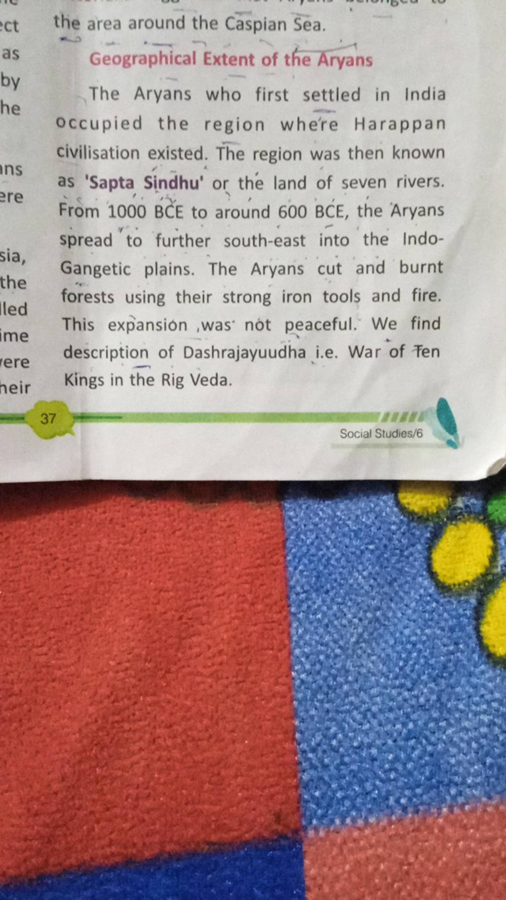 the area around the Caspian Sea. Geographical Extent of the Aryans The Ar..