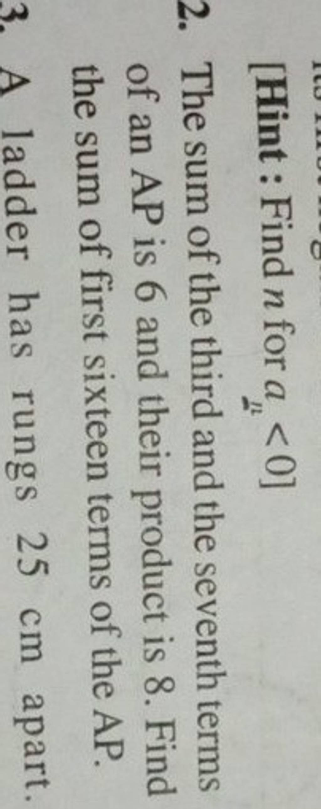[Hint: Find n for an