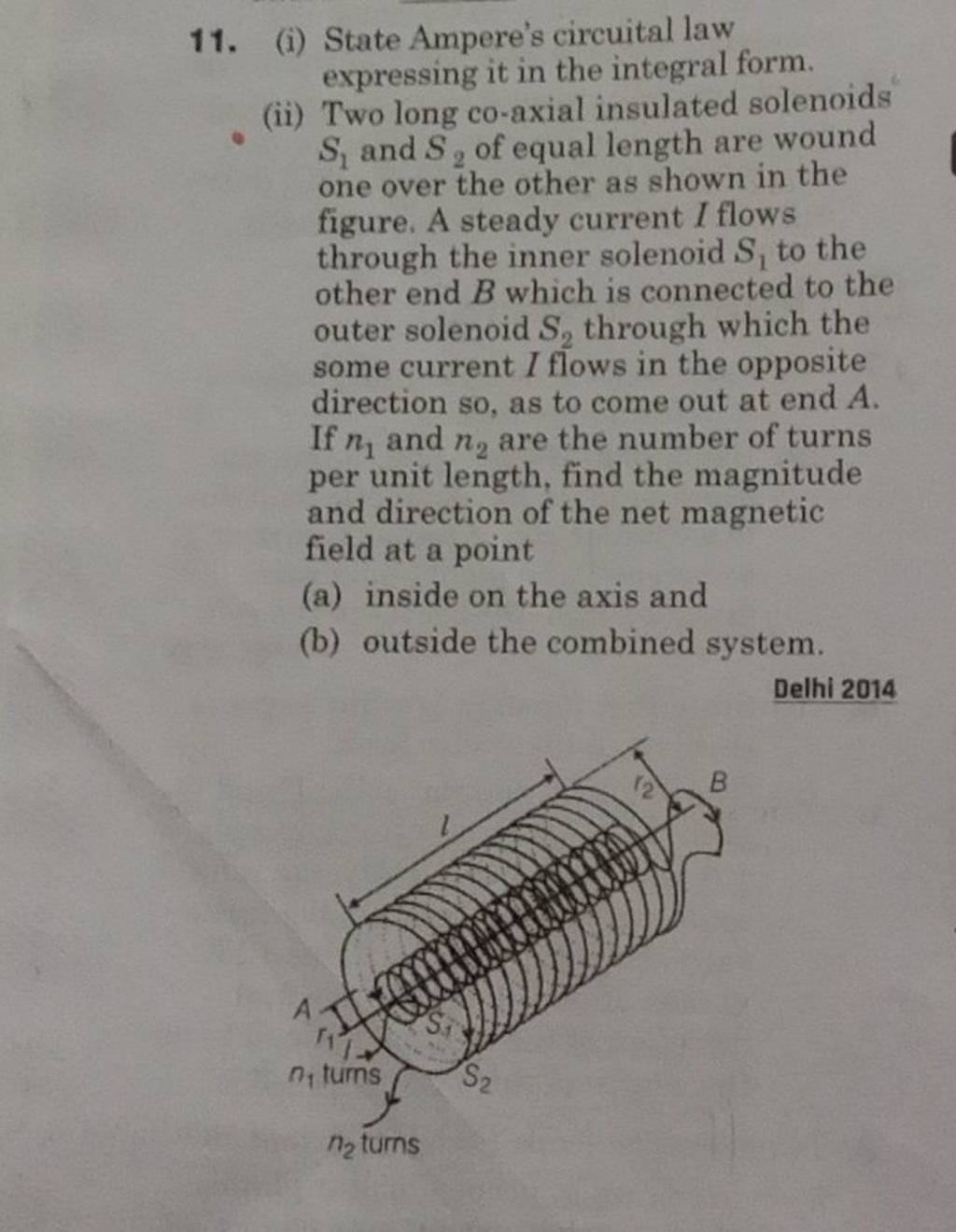 11 i State Ampere s Circuital Law Expressing It In The Integral Form 11-i-state-ampere-s-circuital-law-expressing-it-in-the-integral-form