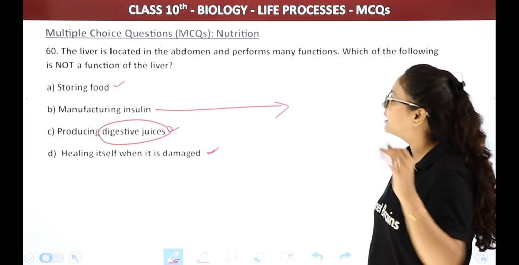 CLASS 10h - BIOLOGY - LIFE PROCESSES - MCQS Multiple Choice Questions (MC..