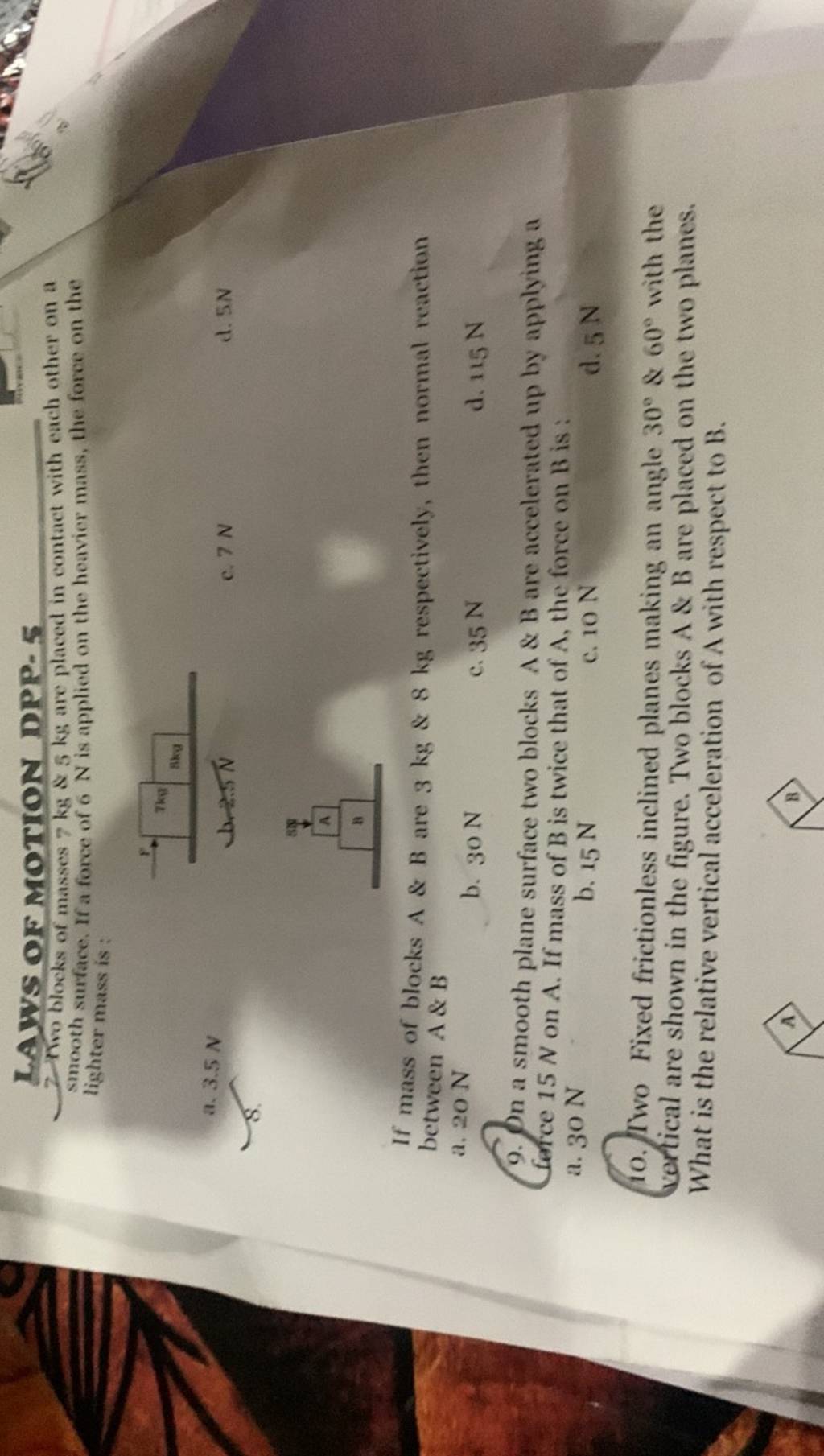 On A Smooth Plane Surface Two Blocks A B Are Accelerated Up By Applying on-a-smooth-plane-surface-two-blocks-a-b-are-accelerated-up-by-applying