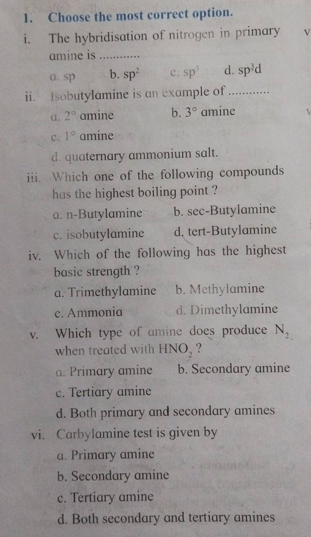 Which Type Of Amine Does Produce N2 When Treated With HNO2 Filo which-type-of-amine-does-produce-n2-when-treated-with-hno2-filo