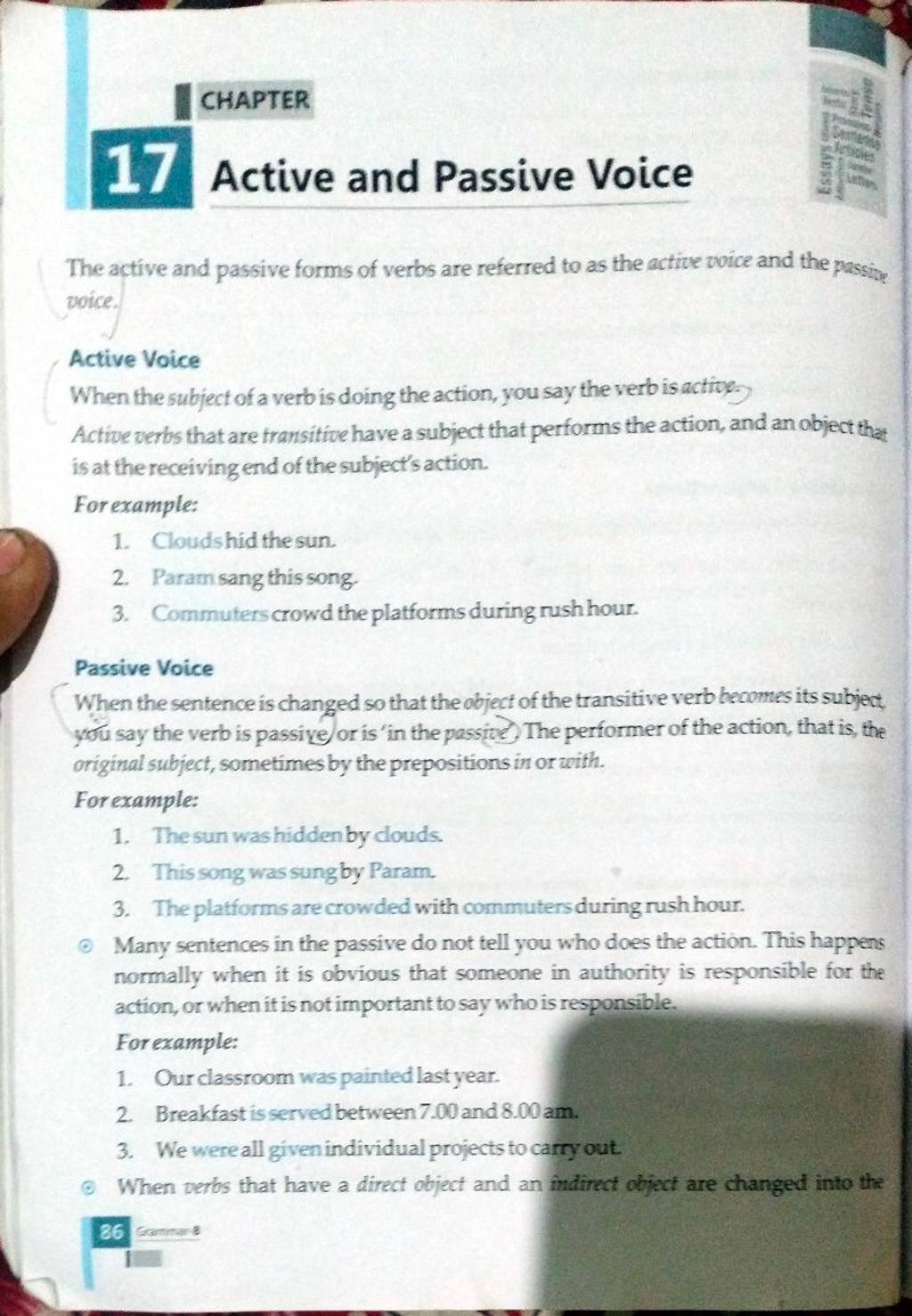 Active and Passive Voice The active and passive forms of verbs are referr..