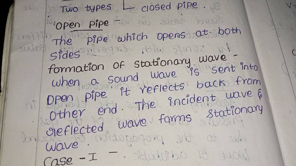 Two types L closed pipe. open pipe - The pipe which opens at both sides f..