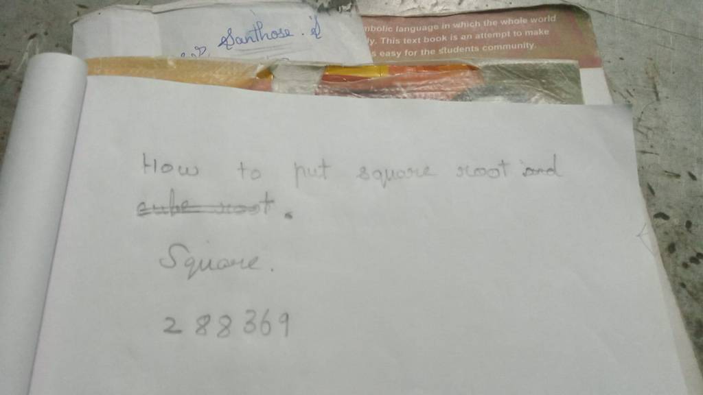 How To Put Square Root And Square 288369 Filo