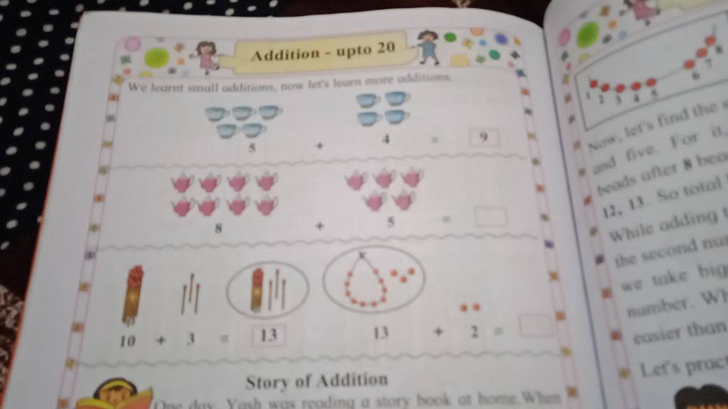 Addition - upto 20 We learnt small additions, now let's learn more additi..