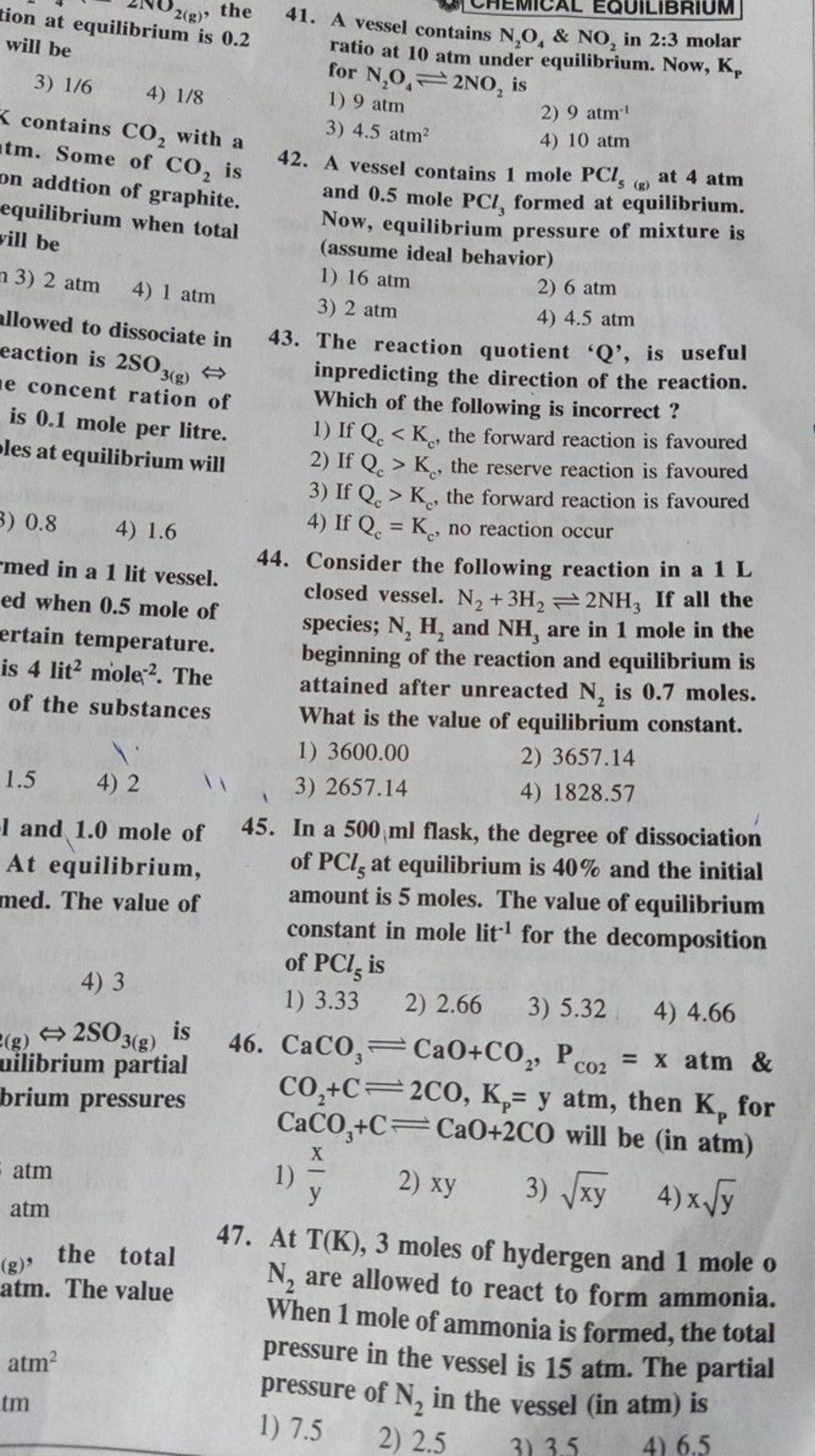 The reaction quotient ' Q ', is useful inpredicting the direction of the The reaction quotient ' Q ', is useful inpredicting the direction of the