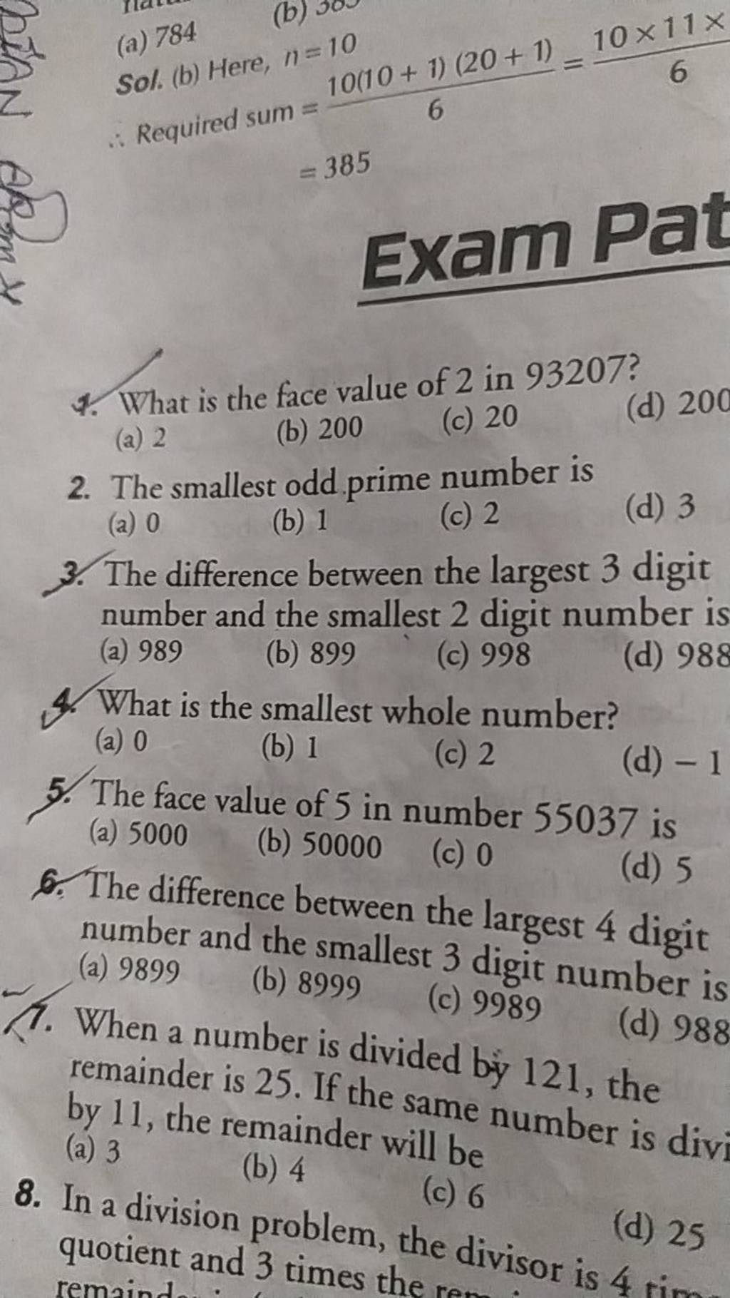 What Is The Smallest Whole Number Filo