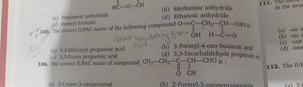 The correct IUPAC name of the following compound Ntait numpering frew OH..