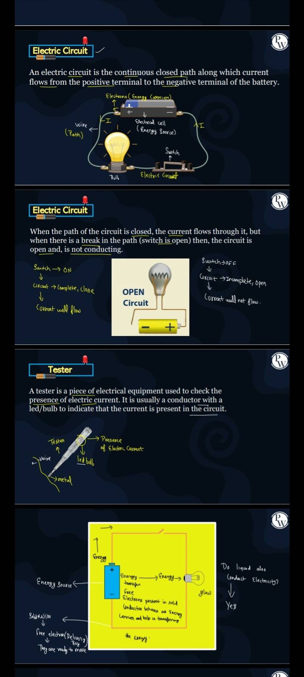 Electric Circuit An electric circuit is the continuous closed path along