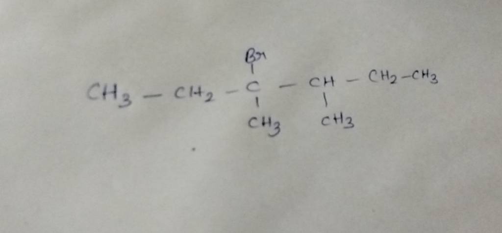 CH3 - CH₂ Ва - CH - CH2-CH3 I CH3 CH3 | Filo