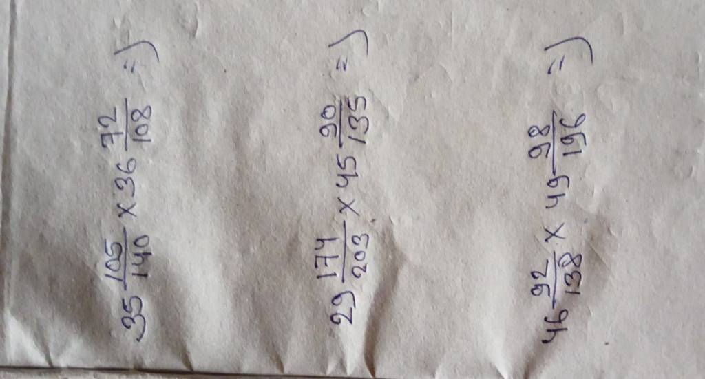 35140105 ×3610872 = 29203174 ×4513590 =1 4613892 ×4919698 = J | Filo