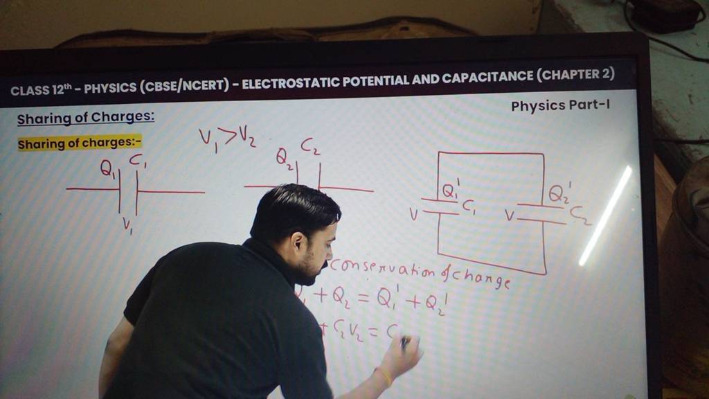 CLASS 12th - PHYSICS (CBSE/NCERT) - ELECTROSTATIC POTENTIAL AND CAPACITA..