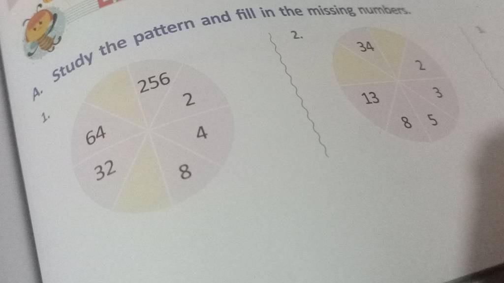 study the pattern and fill in the missing numbers. 1. 256642328 | Filo