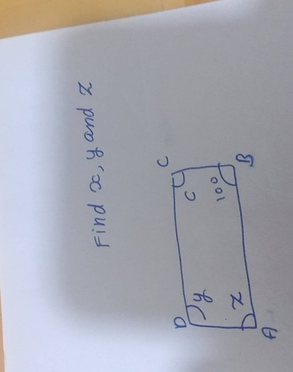 Find x,y and z | Filo