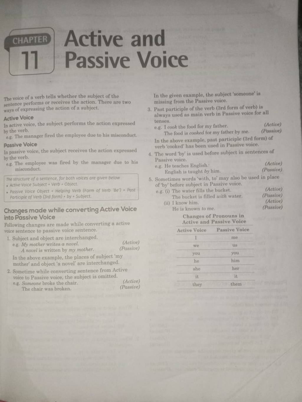 CHAPTER ACtIVe and 17 Passive voice The voice of a verb tells whether the..