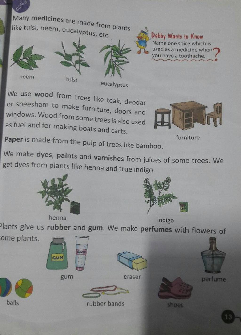 Many medicines are made from plants like tulsi, neem, eucalyptus, etc. Da..