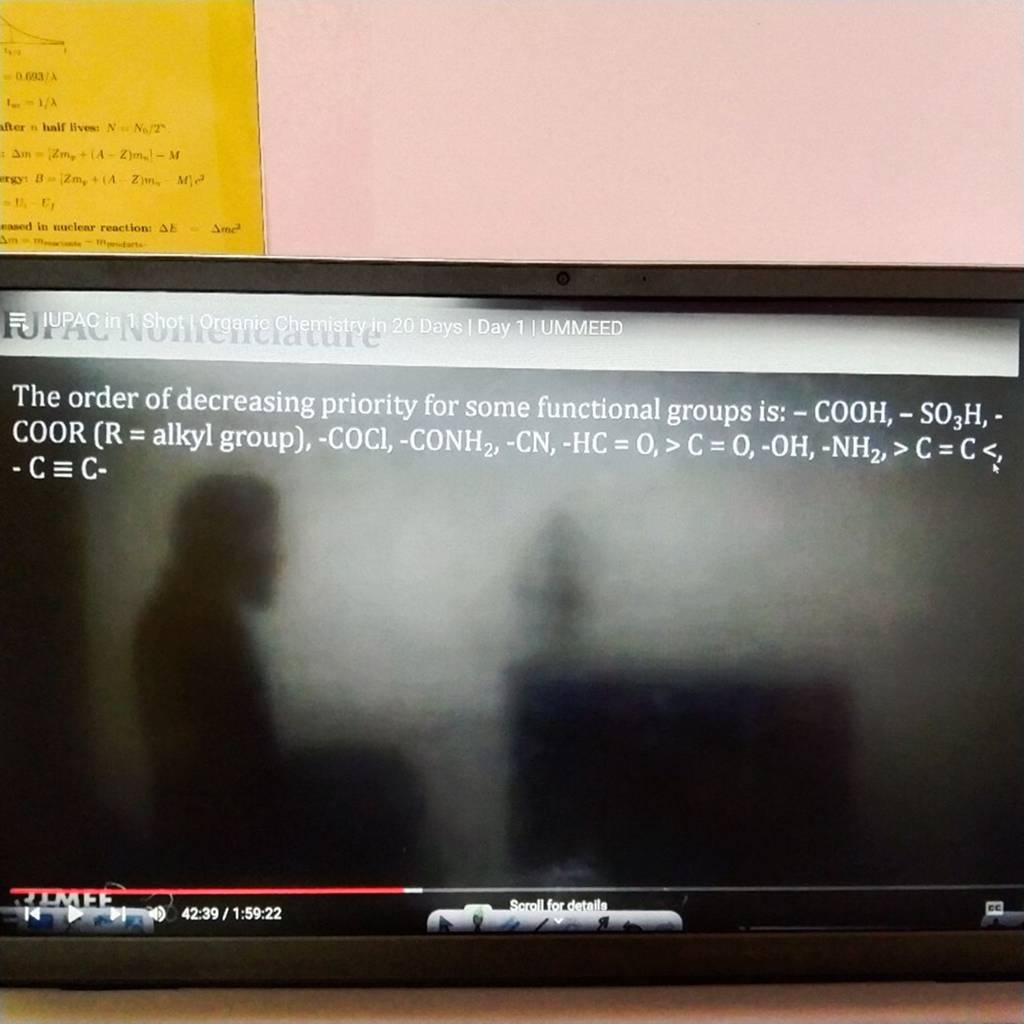 The Order Of Decreasing Priority For Some Functional Groups Is −cooh −so