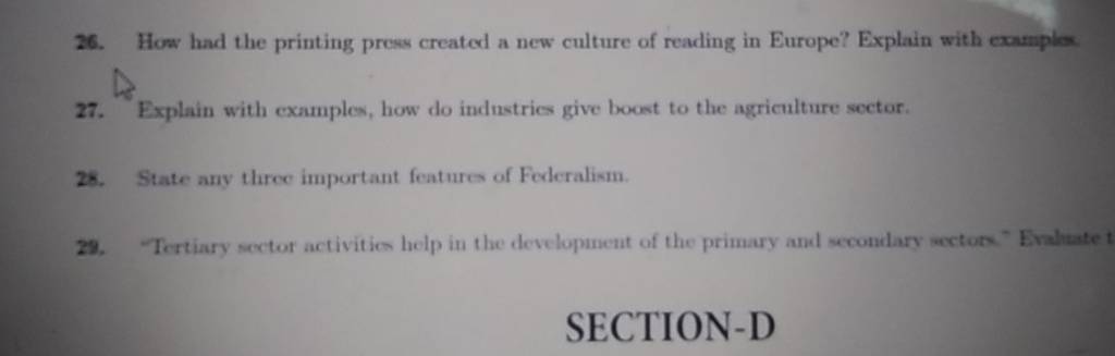 26. How had the printing press created a new culture of reading in Europe..