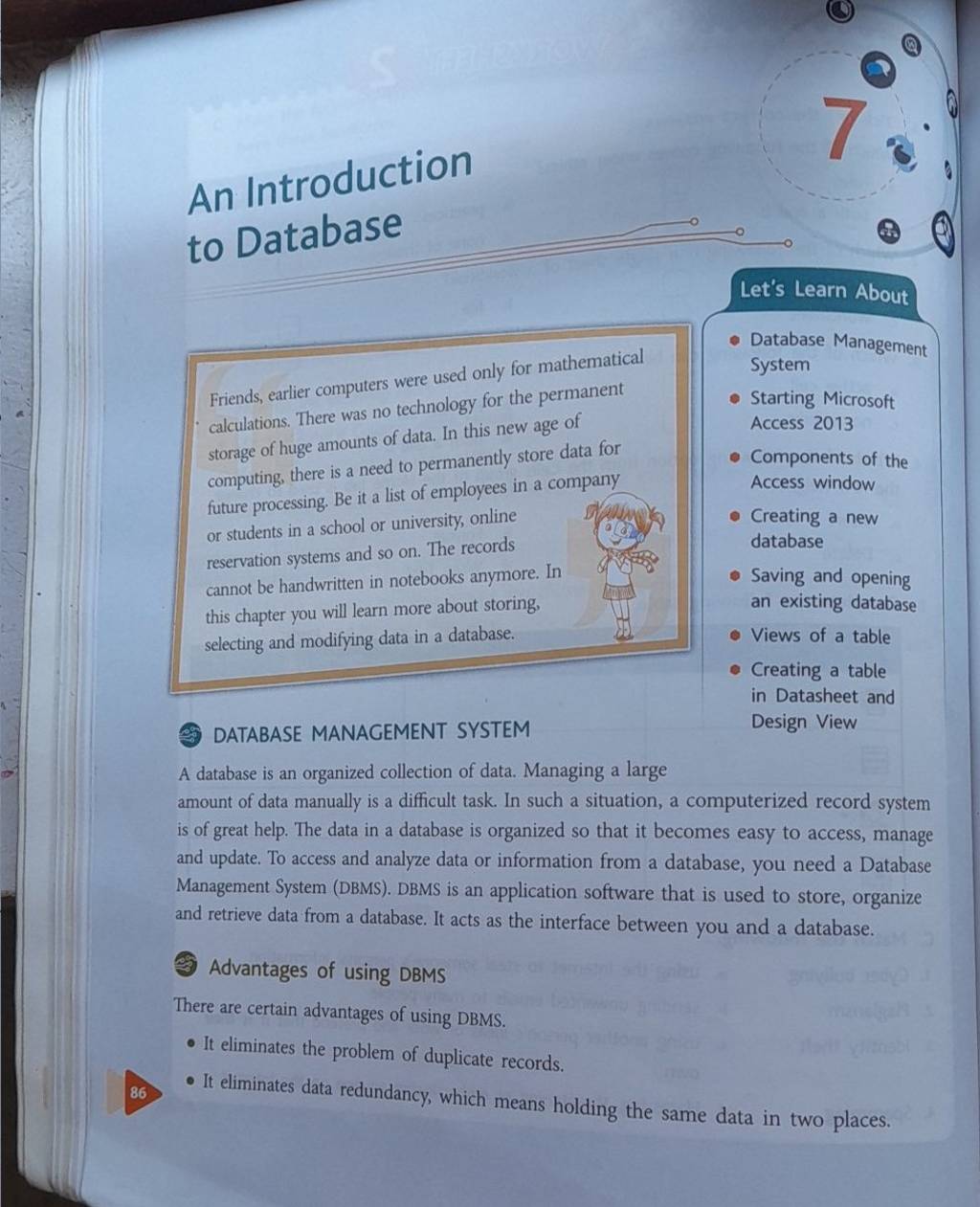 An Introduction to Database Let's Learn About Friends, earlier computers