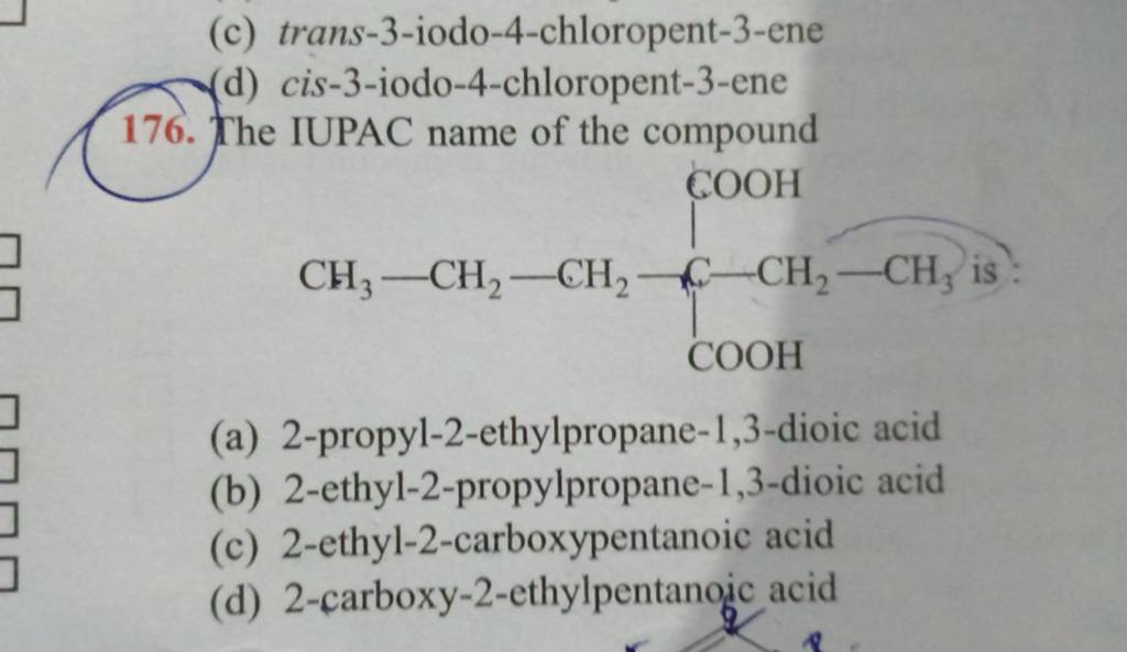 The IUPAC name of the compound | Filo
