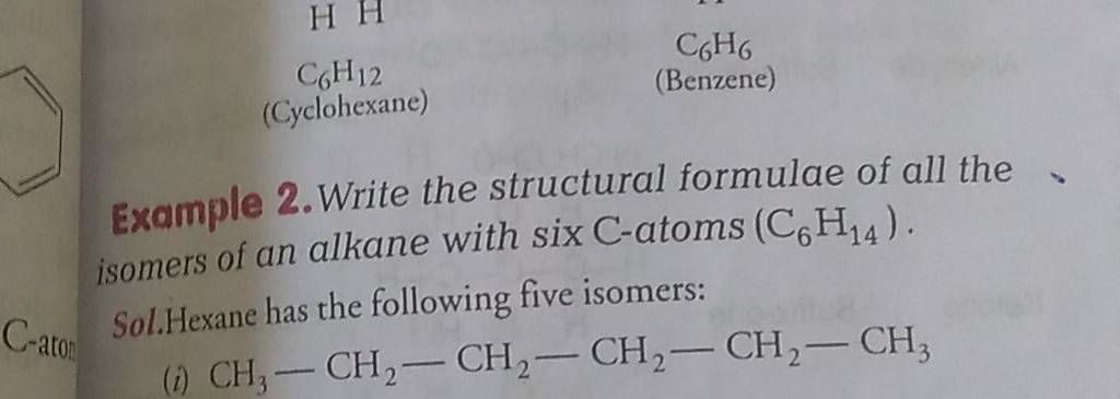 Example 2 Write The Structural Formulae Of All The Isomers Of An Alkane