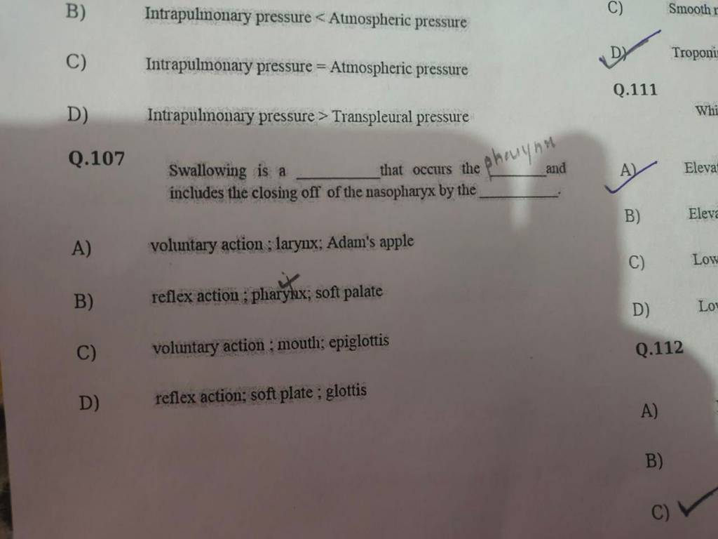 B) Intrapulmonary pressure