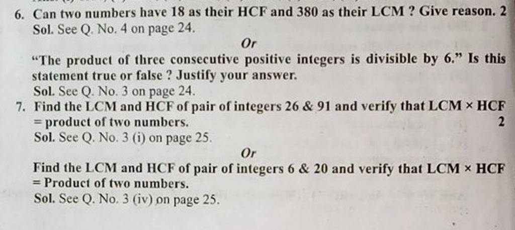 6 Can Two Numbers Have 18 As Their Hcf And 380 As Their Lcm Give Reaso